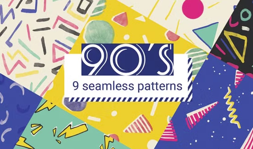Awesome Memphis patterns for designers | Design-Rise